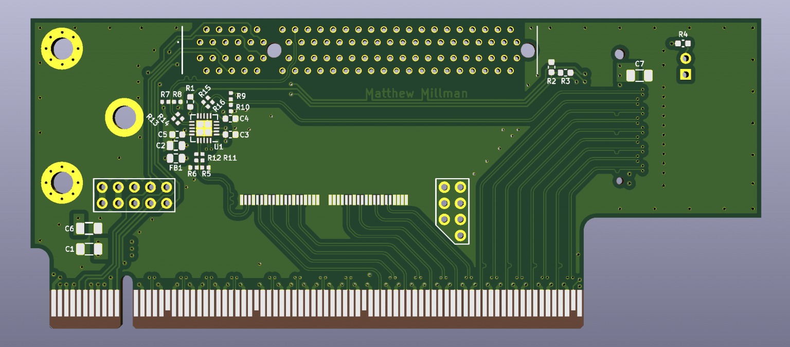 Rolling your own PCIe Bifurcation riser – Matt's Tech Pages