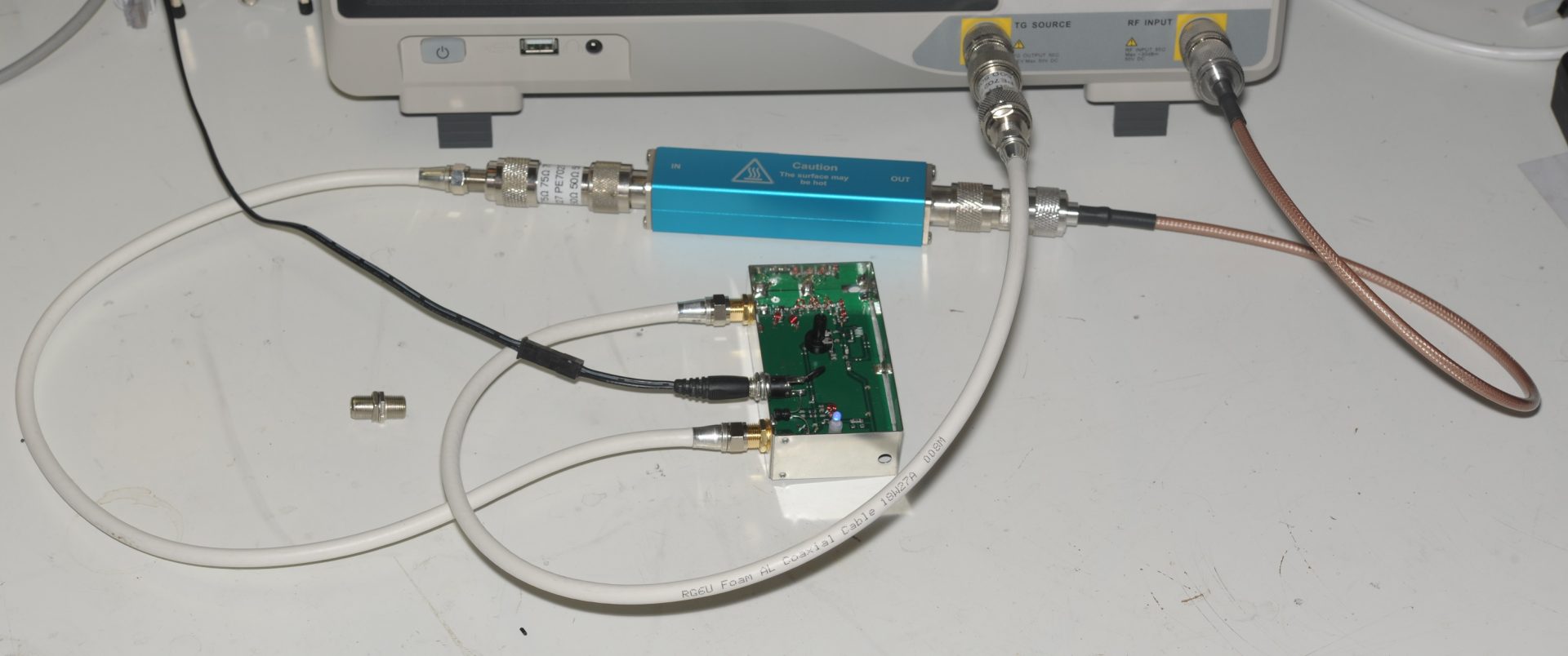 Adding a DC input to a UHF masthead amplifier (and reverse engineering ...